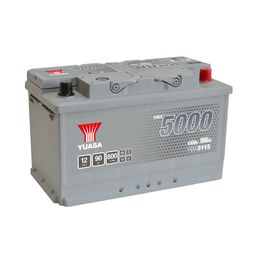 Yuasa Starterbatterie YBX5000 SMF Silver High Performance 12 V, 90 Ah, 800 A YBX5115 12V 68Ah 800A f&uuml;r Vaughall Opel Mercedes CHEVROLET Fiat ALF