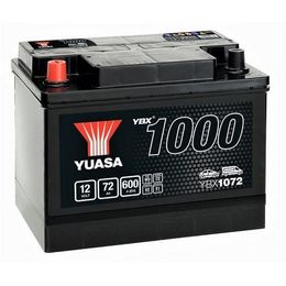 Yuasa Starterbatterie YBX1000 SMF 12 V, 72 Ah, 600 A YBX1072 12V 68Ah 600A