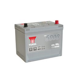 Yuasa Starterbatterie YBX5000 SMF Silver High Performance 12 V, 75 Ah, 650 A YBX5068 12V 68Ah 650A f&uuml;r KIA HYUNDAI HONDA