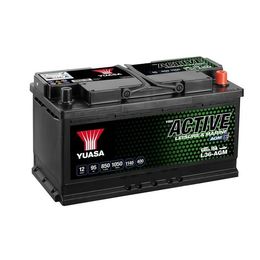 Yuasa Starterbatterie YBX ACTIVE LEISURE & MARINE AGM 12 V, 95 Ah, 850 A L36-AGM 12V 68Ah 850A