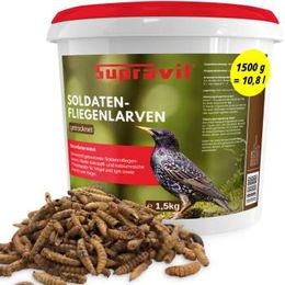 Supravit Soldatenfliegenlarven getrocknet f&uuml;r Wildv&ouml;gel 1,5 kg