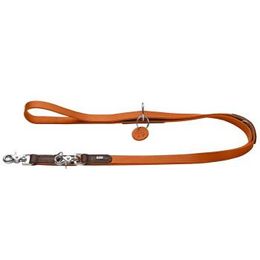 Sport Dog Dog Sport HUNTER verstellbare Hundef&uuml;hrleine lemvig orange 2 cm