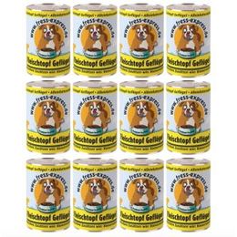 fress-express Fleischtopf Gefl&uuml;gel Nassfutter Hund 12x400 g