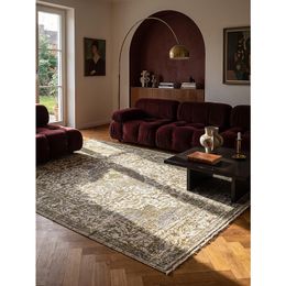 Teppich Orient Erdt&ouml;ne-Gr&uuml;n 160 x 230 cm - ADUR KADIMA DESIGN