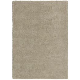 Teppich uni Beige 160 x 230 cm - LYNE KADIMA DESIGN