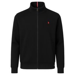 U.S. Polo Assn. Fleece Puffy Sweatjacke Stehkragen Herren Sweatjacke