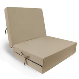 HERLAG Klappmatratze Junior (Klapp-Matratze, Farbe beige, Ma&szlig;e 190x60x7 cm)