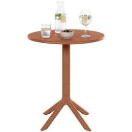 CLP Tisch Lacota rund 60 cm Farbe: terracotta