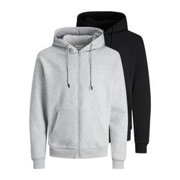 Jack & Jones JJEBRADLEY SWEAT ZIP HOOD Herren Sweatjacke