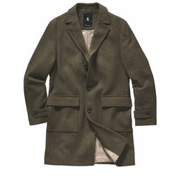 Mey & Edlich Mey & Edlich Herren H&ouml;henlage-Mantel Gr&uuml;n 50 % Wolle, 30 % Polyester, 20 % Polyamid