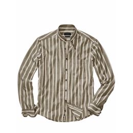 Mey & Edlich Mey & Edlich Herren Naturburschen-Hemd Beige 100 % Baumwolle