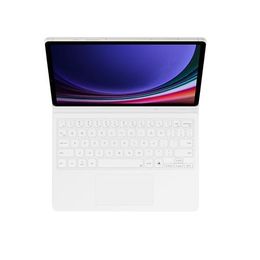 Samsung Book Cover Keyboard EF-DX725 f&uuml;r das Galaxy Tab S9, S9 FE, S10 FE, S10 Lite (White)