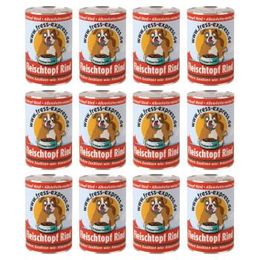 fress-express Fleischtopf Rind Nassfutter Hund 12x400 g