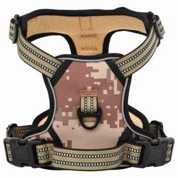 vidaXL Hundegeschirr braun/ beige M