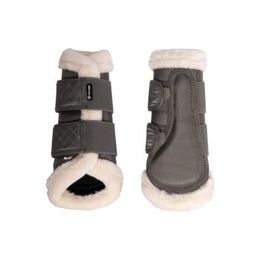 4Horses Gamaschen Soft Protect Mesh grau L