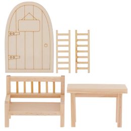 buttinette Miniatur "M&ouml;bel", 5-teilig