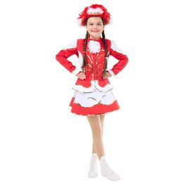 Exclusive Design by buttinette buttinette Gardekost&uuml;m "Aurelia" f&uuml;r Kinder, rot