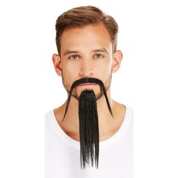 buttinette Bart "Samurai", schwarz
