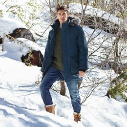 LANDS' END EXPEDITIONS Daunenparka f&uuml;r Herren, Herren, size: regular, Blau, Polyester, by Lands' End