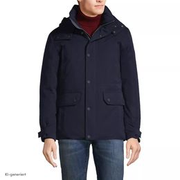 LANDS' END EXPEDITION Daunenjacke, Herren, size: regular, Blau, Polyester/Nylon/Daunen, by Lands' End