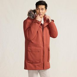 LANDS' END EXPEDITIONS Daunenparka f&uuml;r Herren, Herren, size: regular, Braun, Polyester, by Lands' End