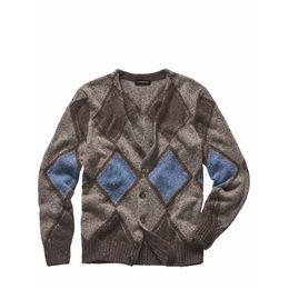 Mey & Edlich Mey & Edlich Herren K&ouml;nner-Cardigan Braun 60&iquest;% Wolle, 20&iquest;% Viskose, 20&iquest;% Polyamid
