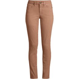 LANDS' END Farbige Slim Fit 360&deg; Stretch Jeans f&uuml;r Damen in Plus-Gr&ouml;&szlig;e, Damen, size: plus, Braun, Baumwoll-Mischung, by Lands' End