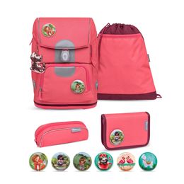 Belmil Rucksack Motion ergonomisches Schulranzen Set 5-teilig Sweet Candy