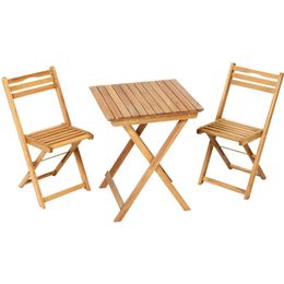 Merxx Balkonset 3-tlg. Porto, mit Klapptisch 60x60cm