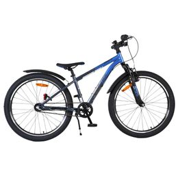 Volare Kinderfahrrad XC Race 24 Zoll Kinderrad in Blaugrau, Shimano Nexus 3