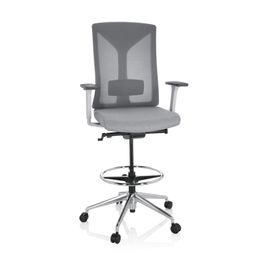 hjh OFFICE Counterstuhl HALIFAX WORK Stoff / Netzstoff mit Armlehnen (h&ouml;henverstellbar)