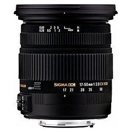 Sigma 17-50 mm F2.8 DC EX HSM OS 77 mm Filtergewinde (Canon EF Anschluss) schwarz