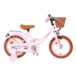 Volare Kinderfahrrad Ashley f&uuml;r M&auml;dchen 14 Zoll Kinderrad in Rosa