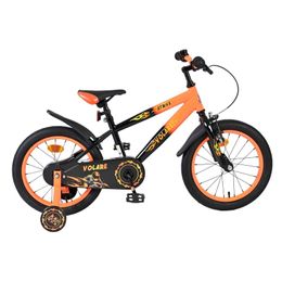 Volare Kinderfahrrad Strike f&uuml;r Jungen 16 Zoll Kinderrad in Orange