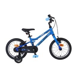 Volare Kinderfahrrad Venom f&uuml;r Jungen 14 Zoll Kinderrad in Blau, Zwei Handbremsen