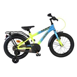 Volare Kinderfahrrad Thombike f&uuml;r Jungen 16 Zoll Kinderrad in Blau-Gelb