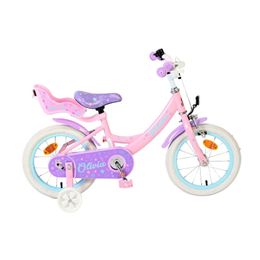 Volare Kinderfahrrad Olivia f&uuml;r M&auml;dchen 14 Zoll Kinderrad in Rosa