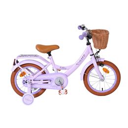 Volare Kinderfahrrad Ashley f&uuml;r M&auml;dchen 14 Zoll Kinderrad in Lila