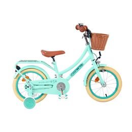 Volare Kinderfahrrad Excellent f&uuml;r M&auml;dchen 14 Zoll Kinderrad in Gr&uuml;n