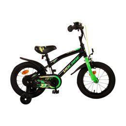 Volare Kinderfahrrad Super GT f&uuml;r Jungen 14 Zoll Kinderrad in Gr&uuml;n, Zwei Handbremsen