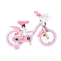 Volare Kinderfahrrad Hello Kitty f&uuml;r M&auml;dchen 14 Zoll Kinderrad in Rosa