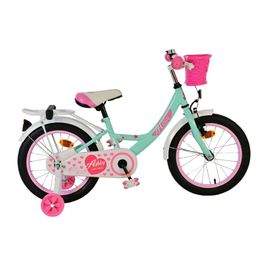Volare Kinderfahrrad Ashley f&uuml;r M&auml;dchen 16 Zoll Kinderrad in Gr&uuml;n