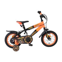 Volare Kinderfahrrad Strike f&uuml;r Jungen 12 Zoll Kinderrad in Orange, Zwei Handbremsen