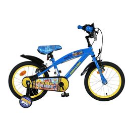 Volare Kinderfahrrad Paw Patrol f&uuml;r Jungen 16 Zoll Kinderrad in Rubble & Crew Kinderfahrrad, Blau, Zwei Handbremsen
