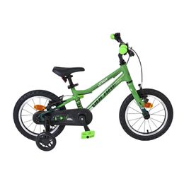 Volare Kinderfahrrad Venom f&uuml;r Jungen 14 Zoll Kinderrad in Gr&uuml;n, Zwei Handbremsen