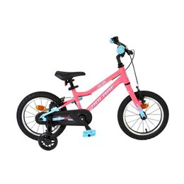 Volare Kinderfahrrad Milano f&uuml;r M&auml;dchen 14 Zoll Kinderrad in Rosa, Zwei Handbremsen
