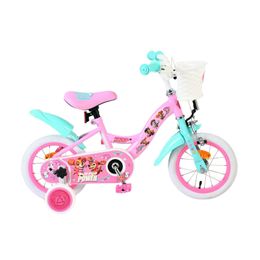 Volare Kinderfahrrad Paw Patrol f&uuml;r M&auml;dchen 12 Zoll Kinderrad in Rosa