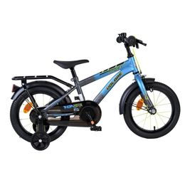 Volare Kinderfahrrad Thombike f&uuml;r Jungen 14 Zoll Kinderrad in Blaugrau
