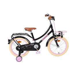 Volare Kinderfahrrad Excellent f&uuml;r M&auml;dchen 16 Zoll Kinderrad in Schwarz