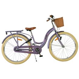 Volare Kinderfahrrad Blossom f&uuml;r M&auml;dchen 26 Zoll Kinderrad in Lila, Nexus 3 G&auml;nge